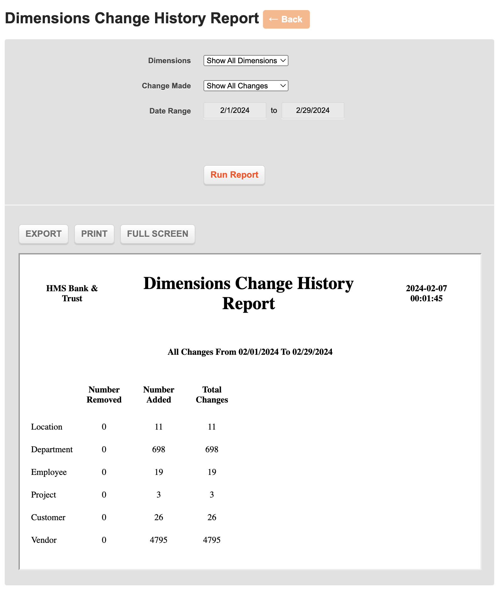 Dimensions Change History Report (For Sage Intacct Users) – iLeasePro