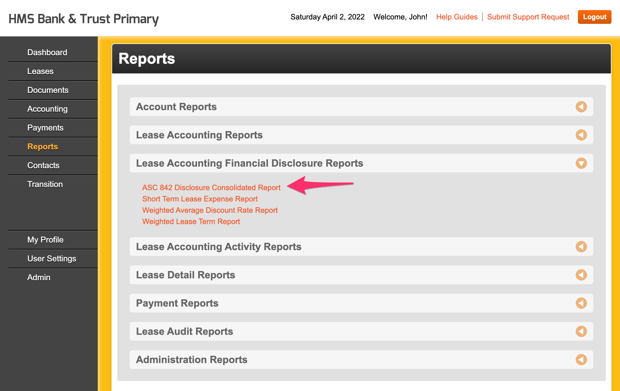 ASC 842 Lease Detail Disclosure Report – iLeasePro